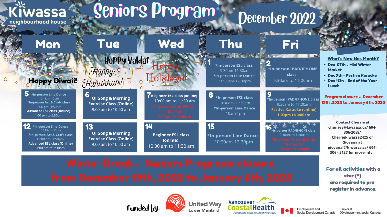 December 2022 - Kiwassa Neighbourhood House