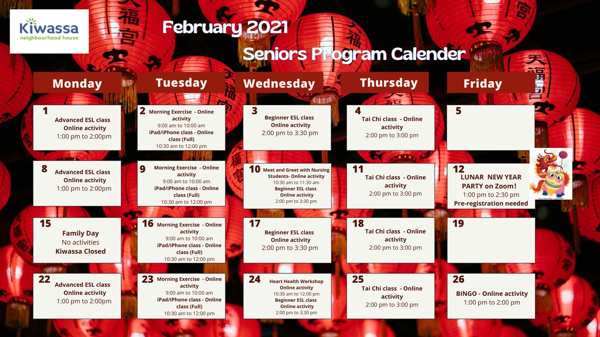 East Van Senior Programs | Seniors | Kiwassa Neighbourhood House