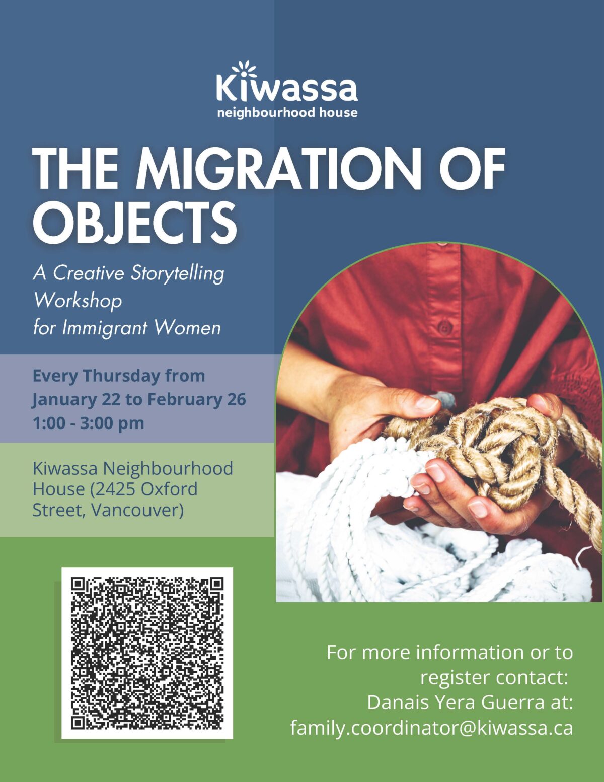 The Migration of Objects - Family Programs - Kiwassa Neighbourhood House